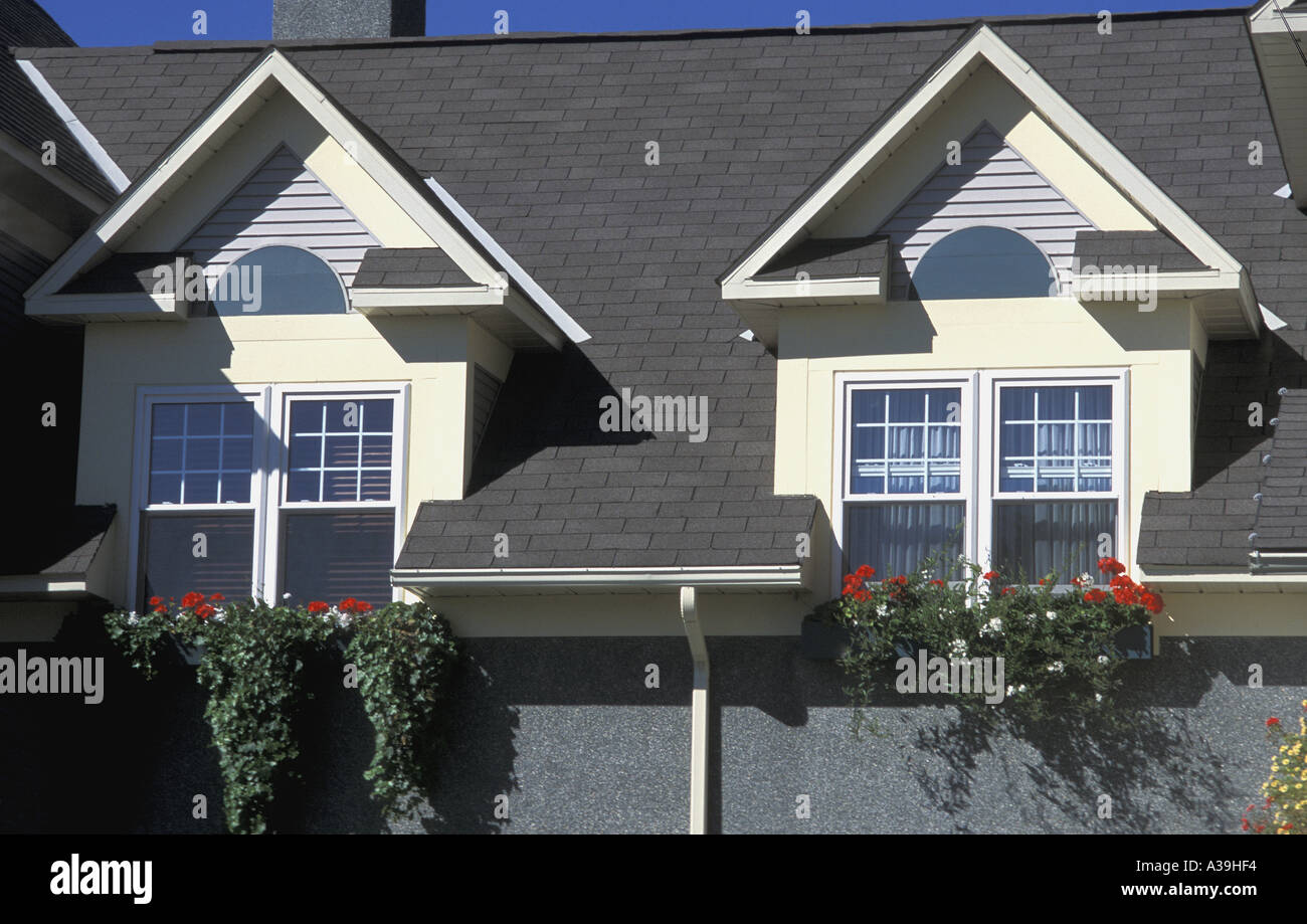 Windows and window boxes Stock Photo - Alamy