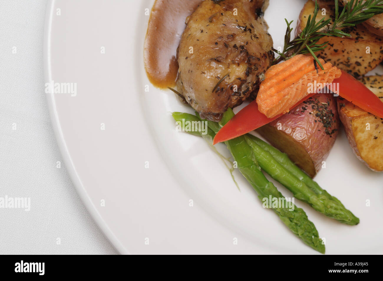 Main course meal Stock Photo - Alamy
