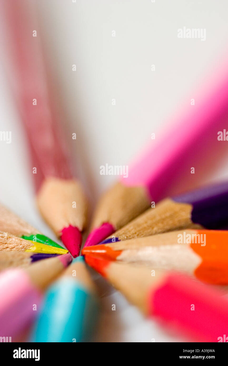 Colour pencil star hi-res stock photography and images - Alamy