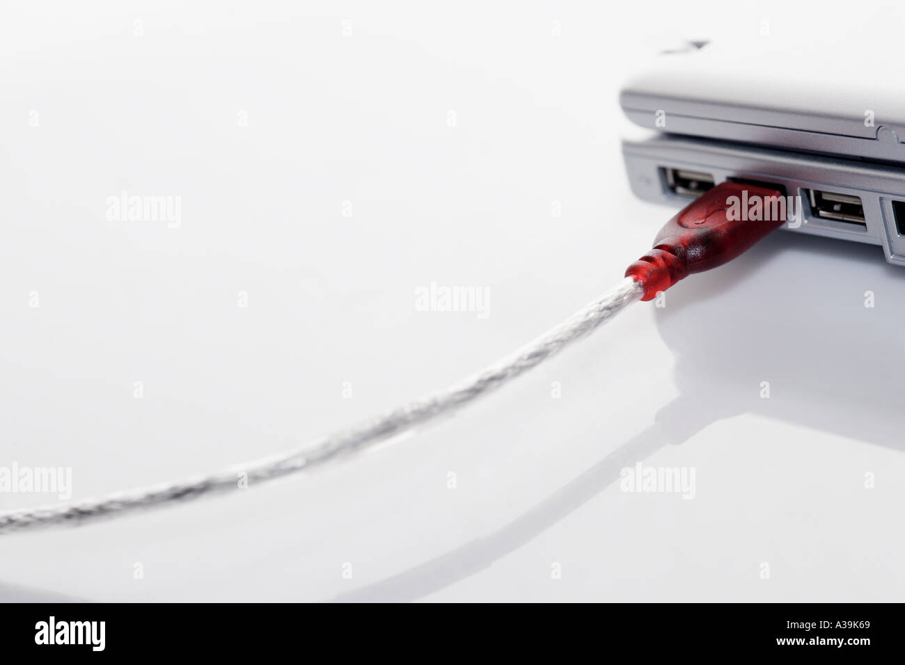 Computer connector and cable Stock Photo - Alamy