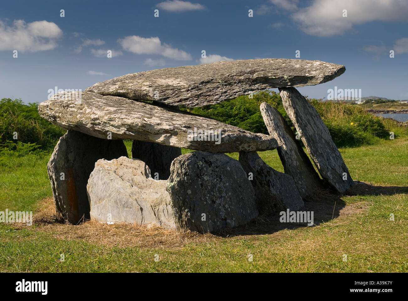 Irish Burial Stones Stock Photo - Alamy