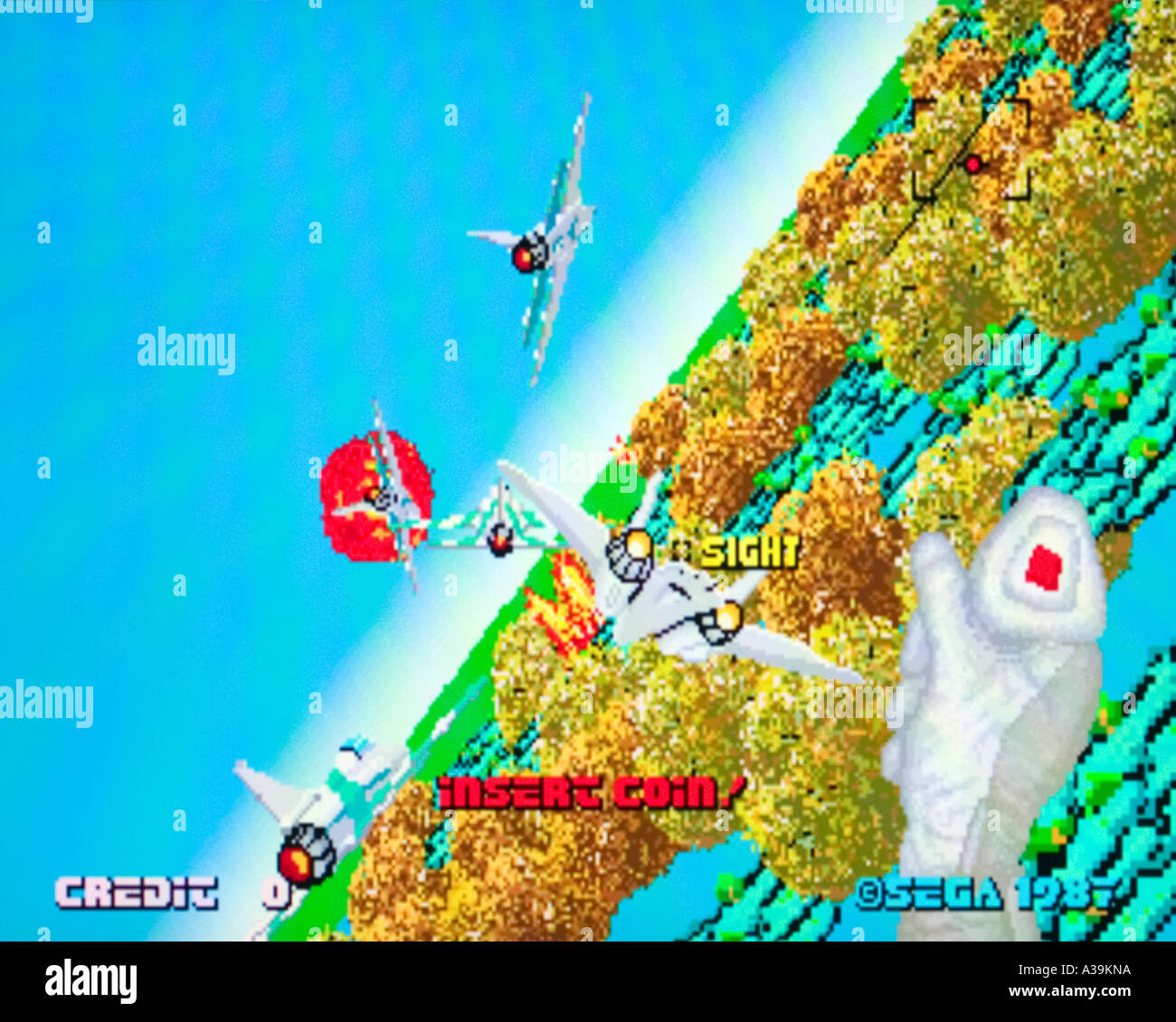 After Burner II 2 Sega 1987 vintage arcade videogame screenshot ...