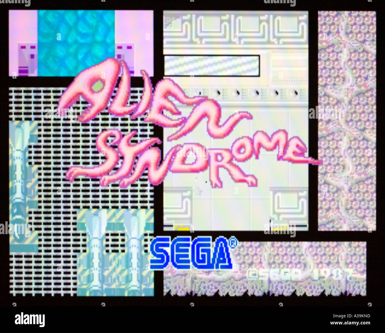 Alien Syndrome Sega 1986 vintage arcade videogame screenshot ...