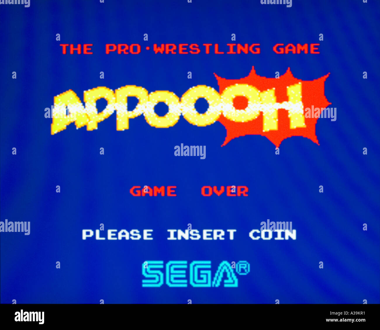 Appoooh Sega 1984 vintage arcade videogame screenshot - EDITORIAL USE ...