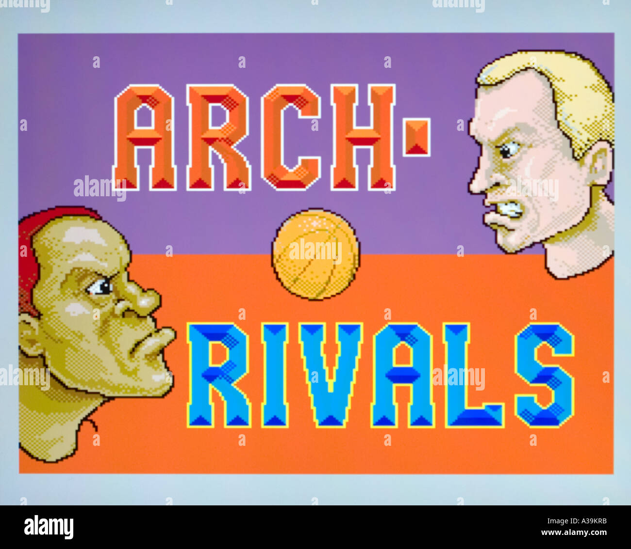 Arch Rivals Bally Midway 1989 vintage arcade videogame screenshot ...