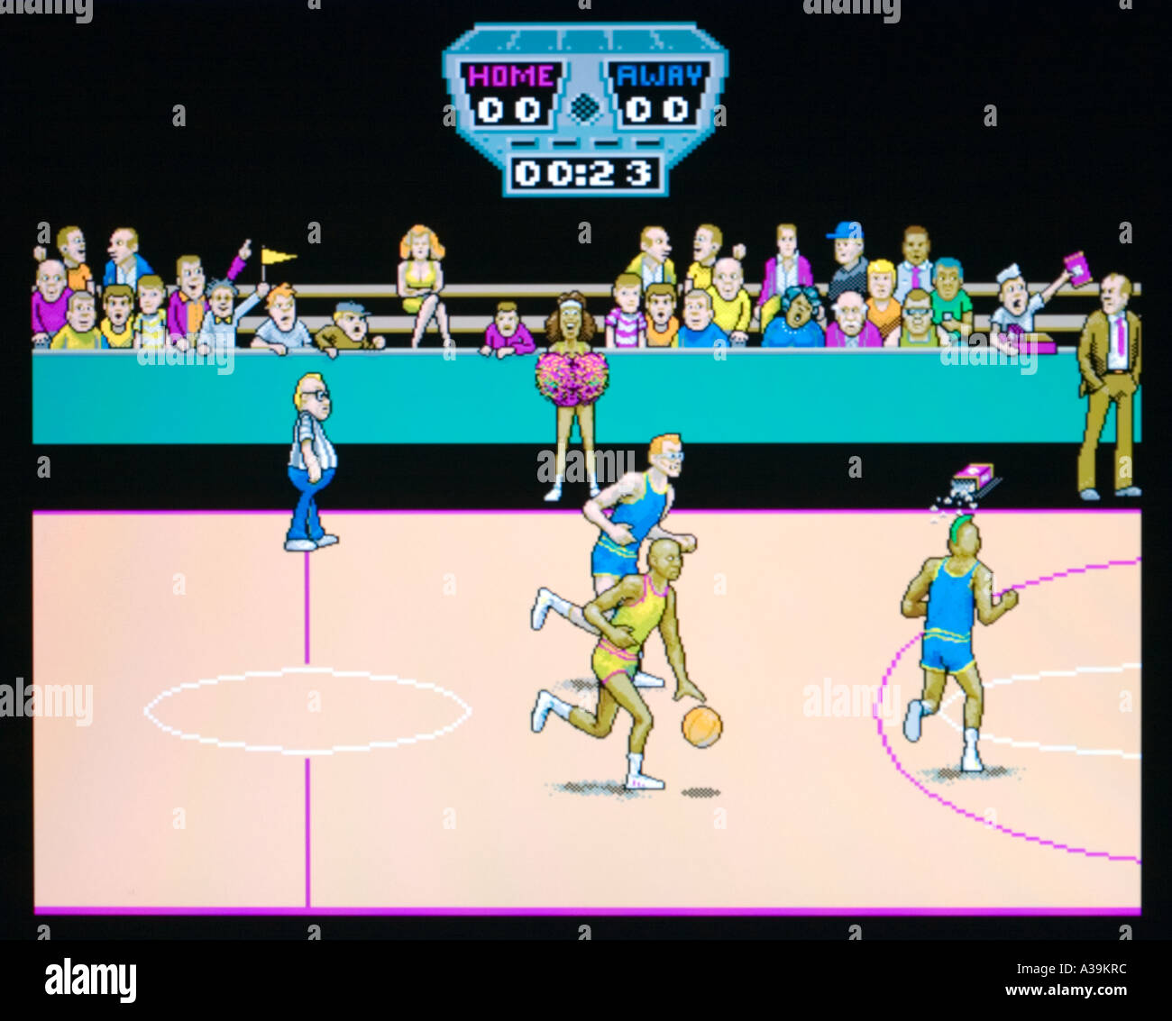 Arch Rivals Bally Midway 1989 vintage arcade videogame screenshot ...