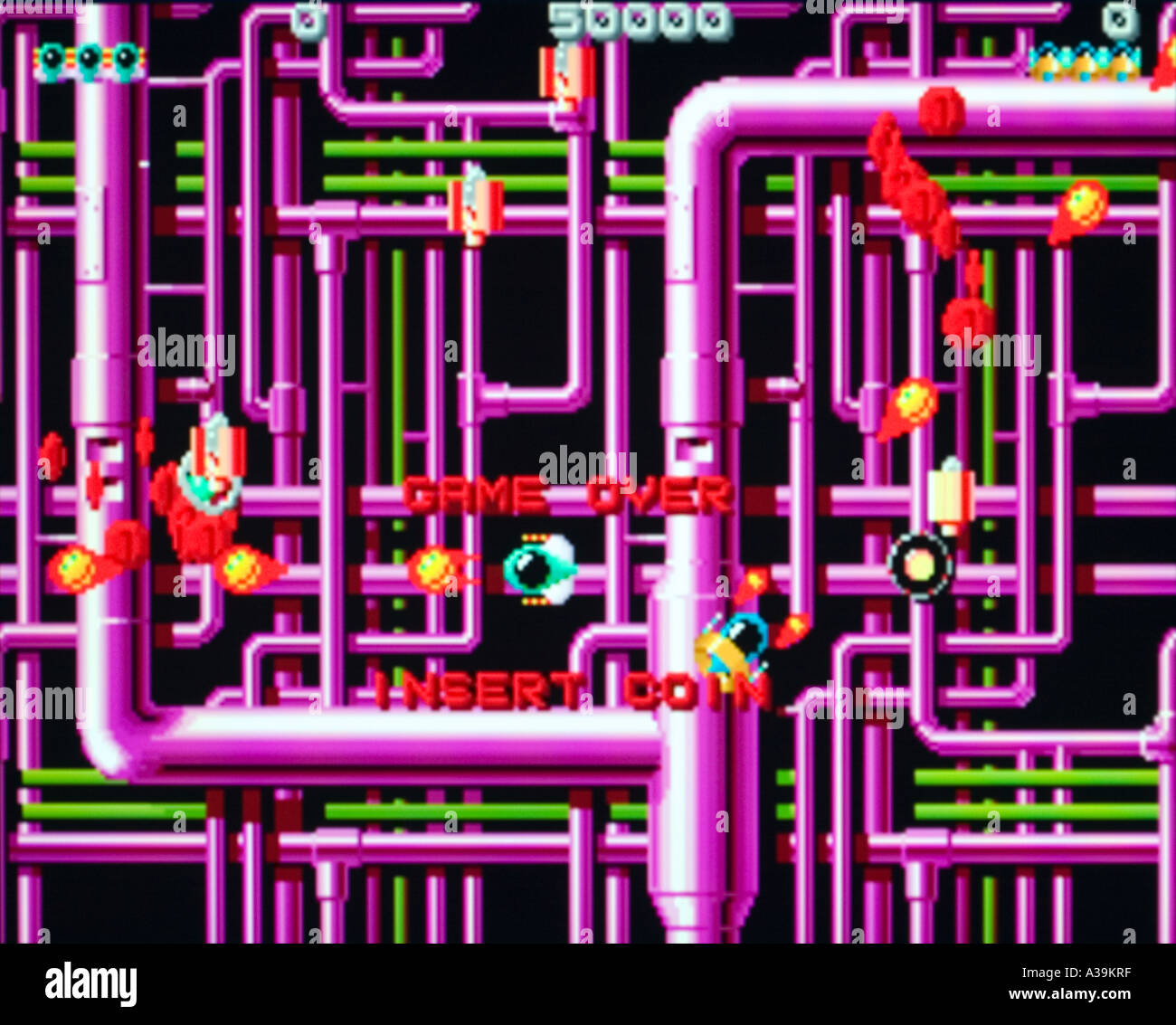 Ark Area UPL 1987 vintage arcade videogame screenshot - EDITORIAL USE ...