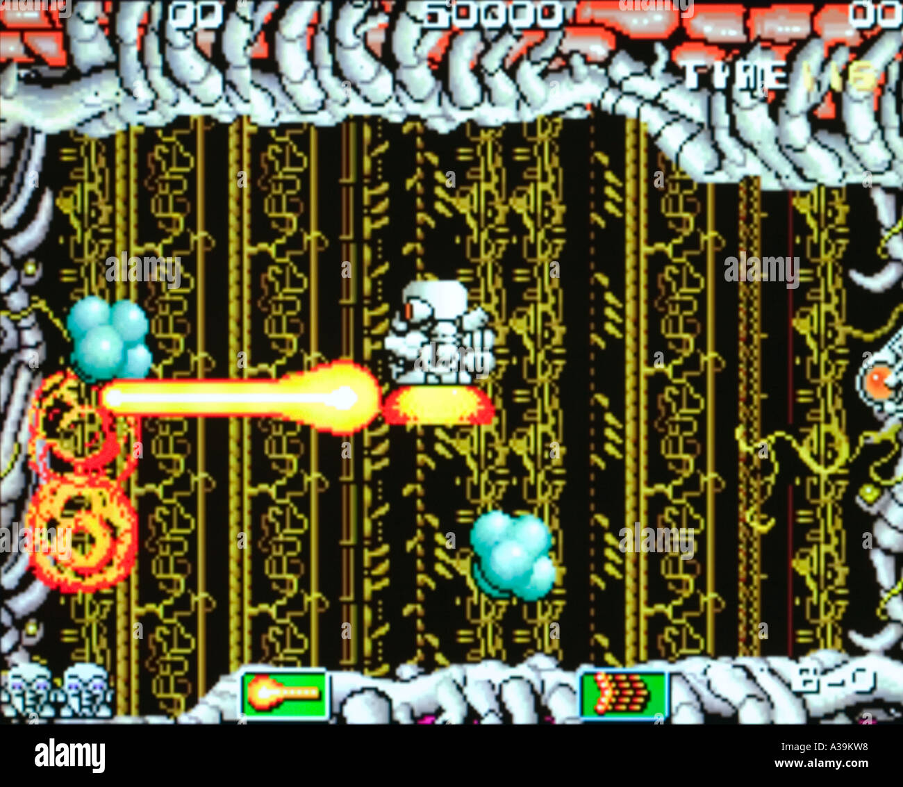 Atomic Robo Kid UPL Co Ltd 1989 vintage arcade videogame screenshot ...