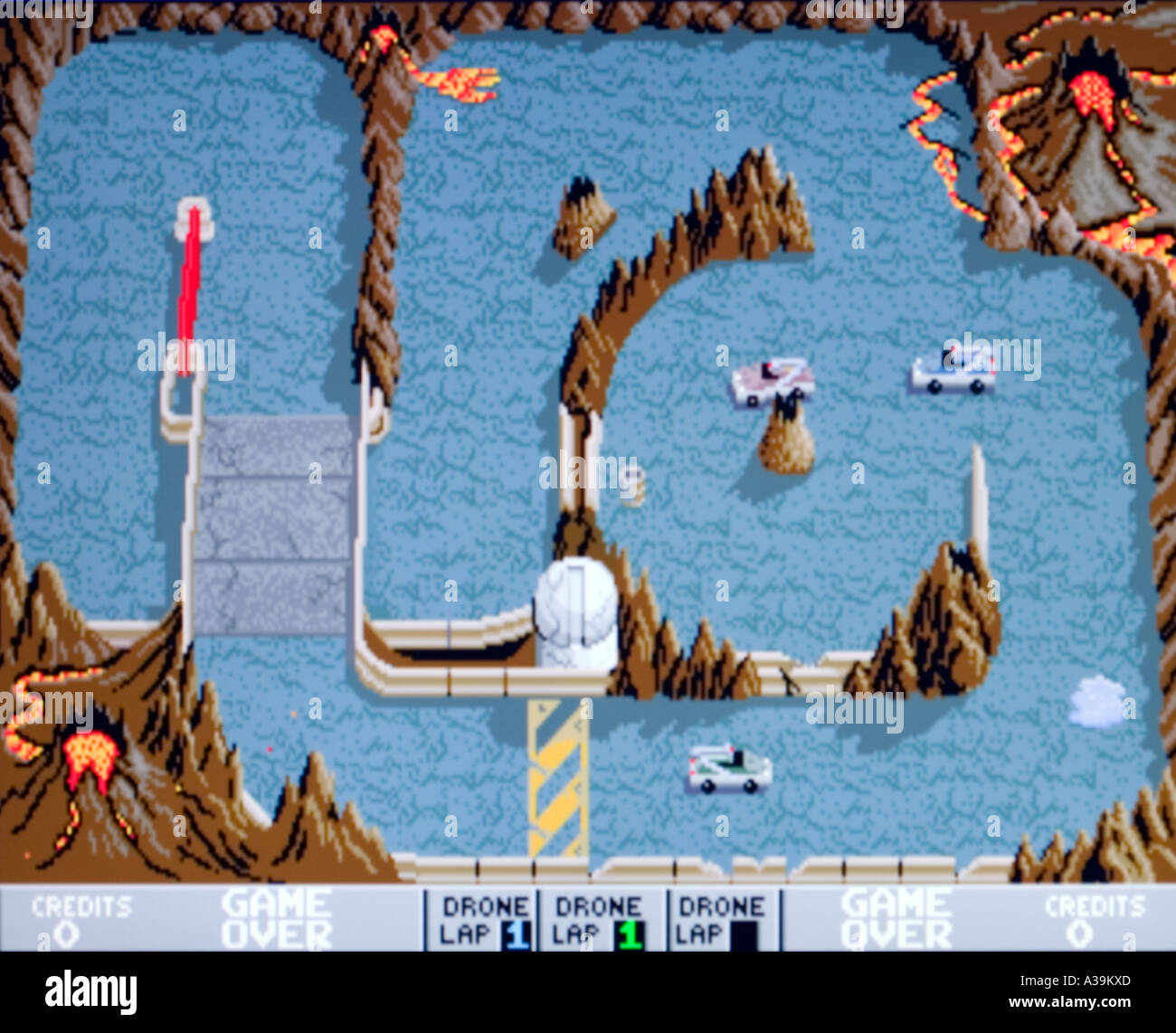 Badlands Atari Games 1989 vintage arcade videogame screenshot ...