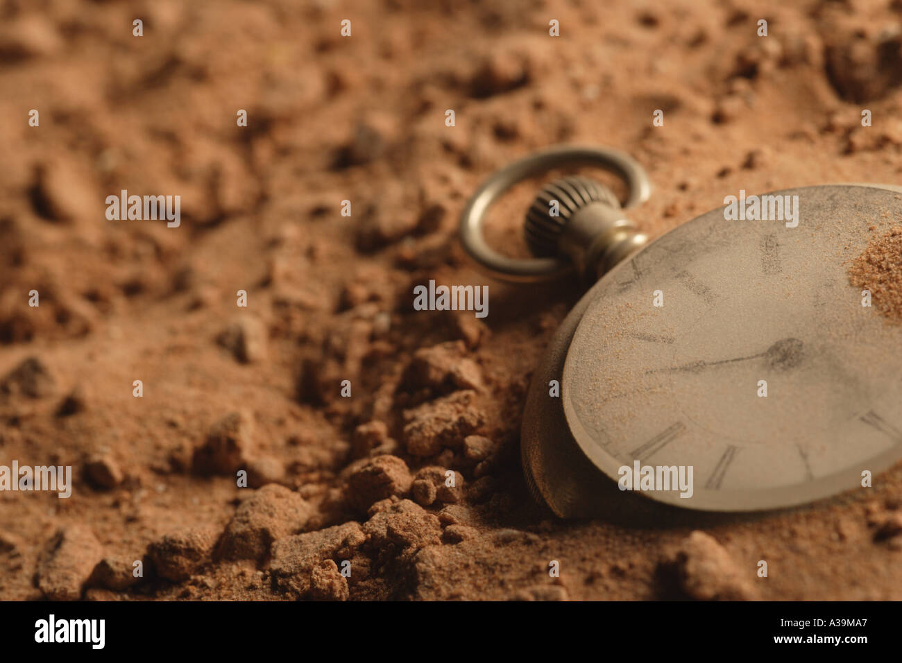 Damaged pocket watch Stock Photo - Alamy