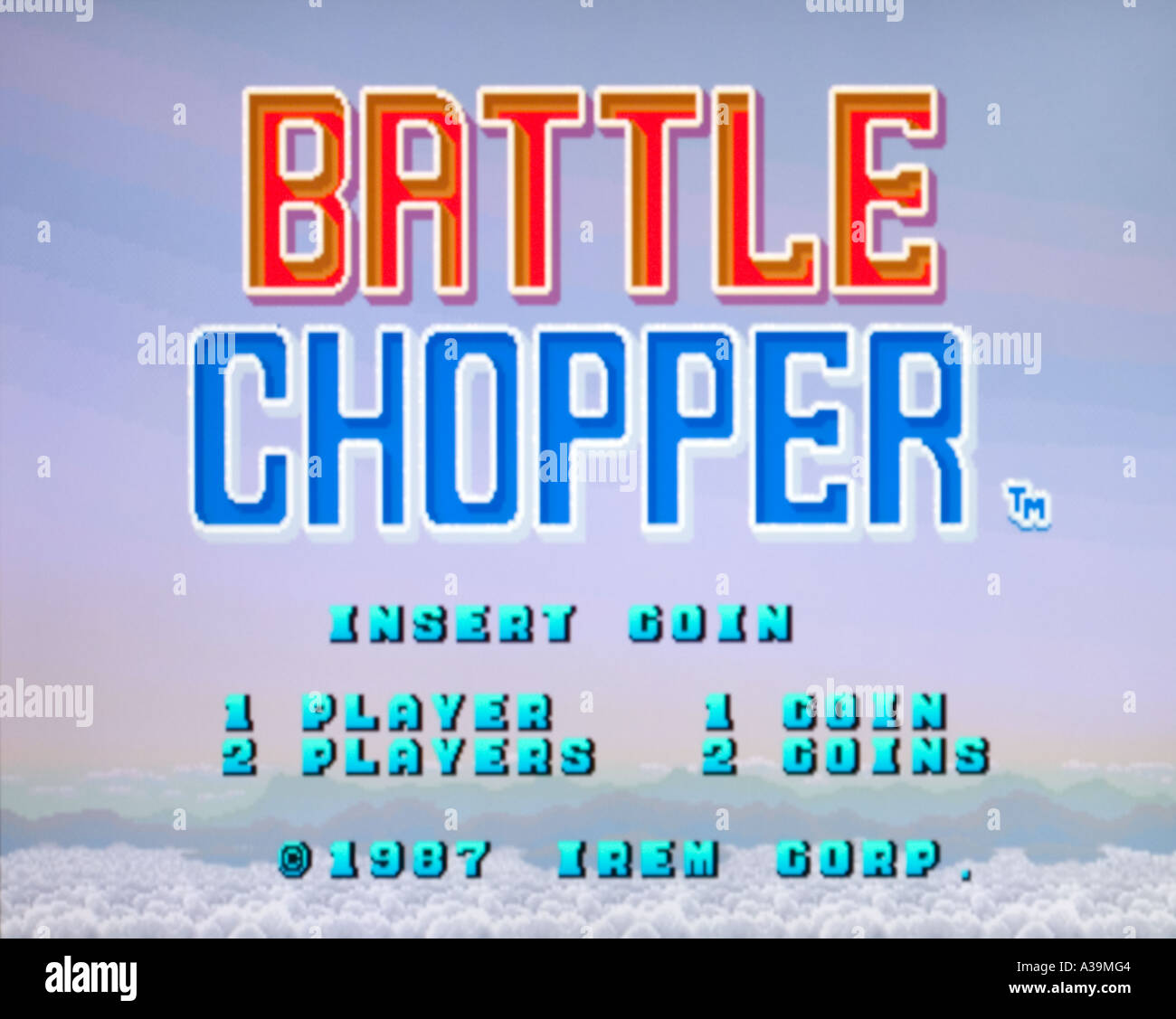 Battle Chopper Irem Corp 1987 vintage arcade videogame screenshot ...