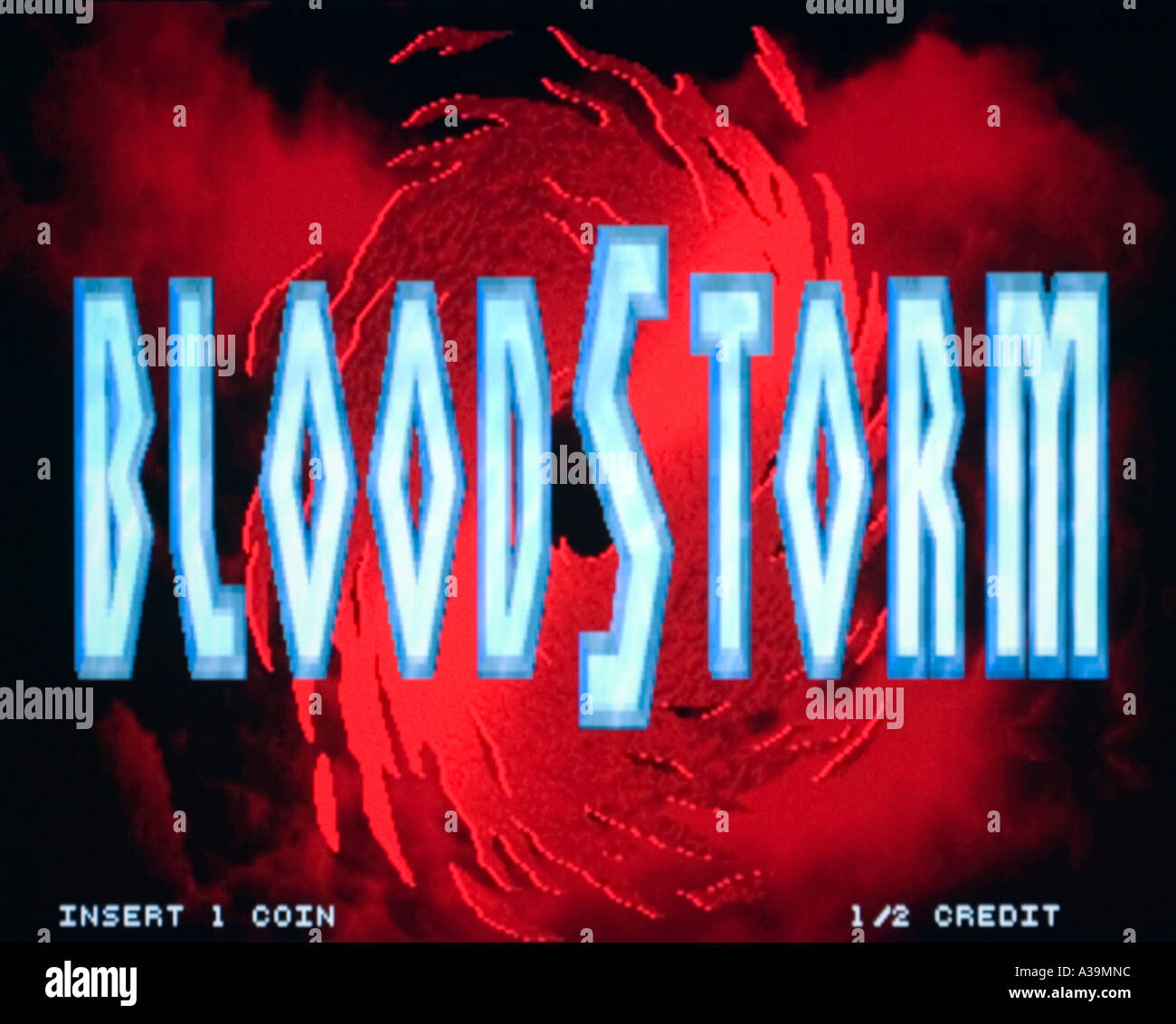 Blood Storm Strata 1994 vintage arcade videogame screenshot - EDITORIAL ...