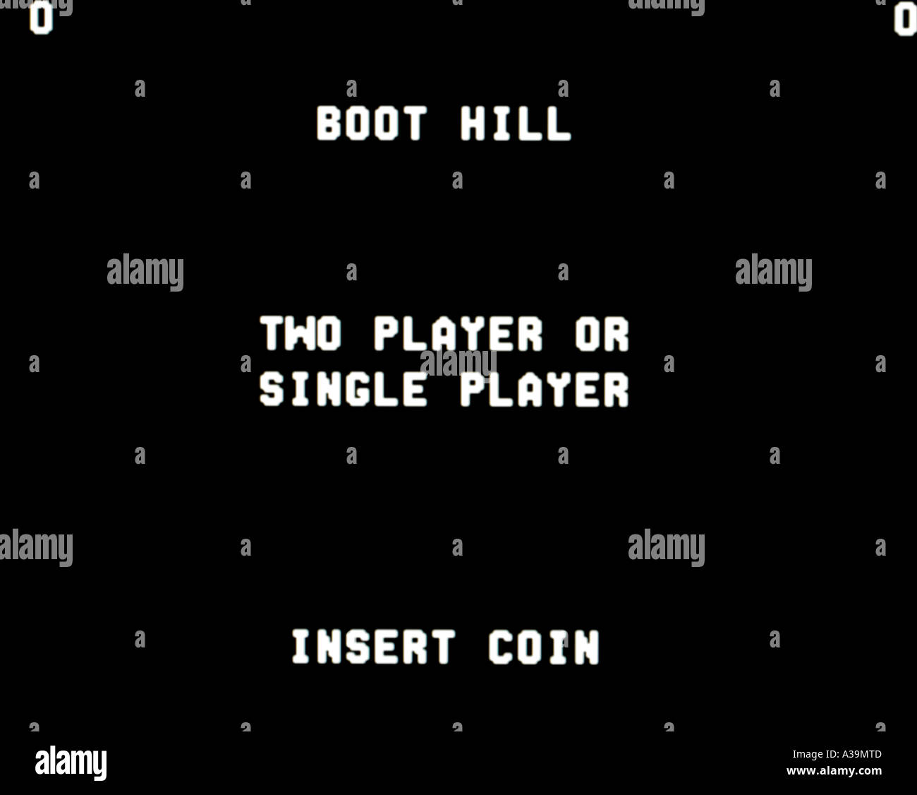 Boot Hill Midway 1977 vintage arcade videogame screenshot - EDITORIAL ...