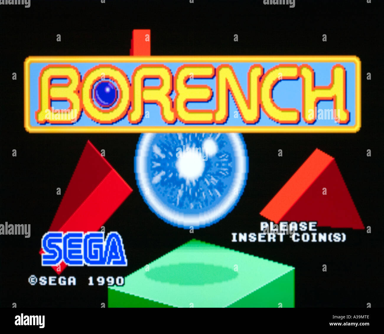 Borench Sega 1990 vintage arcade videogame screenshot - EDITORIAL USE ...