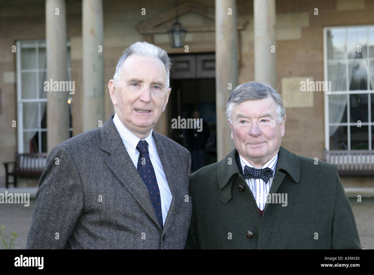 Former Formula 1 driver John Watson and rally driver Ernest McMillan ...