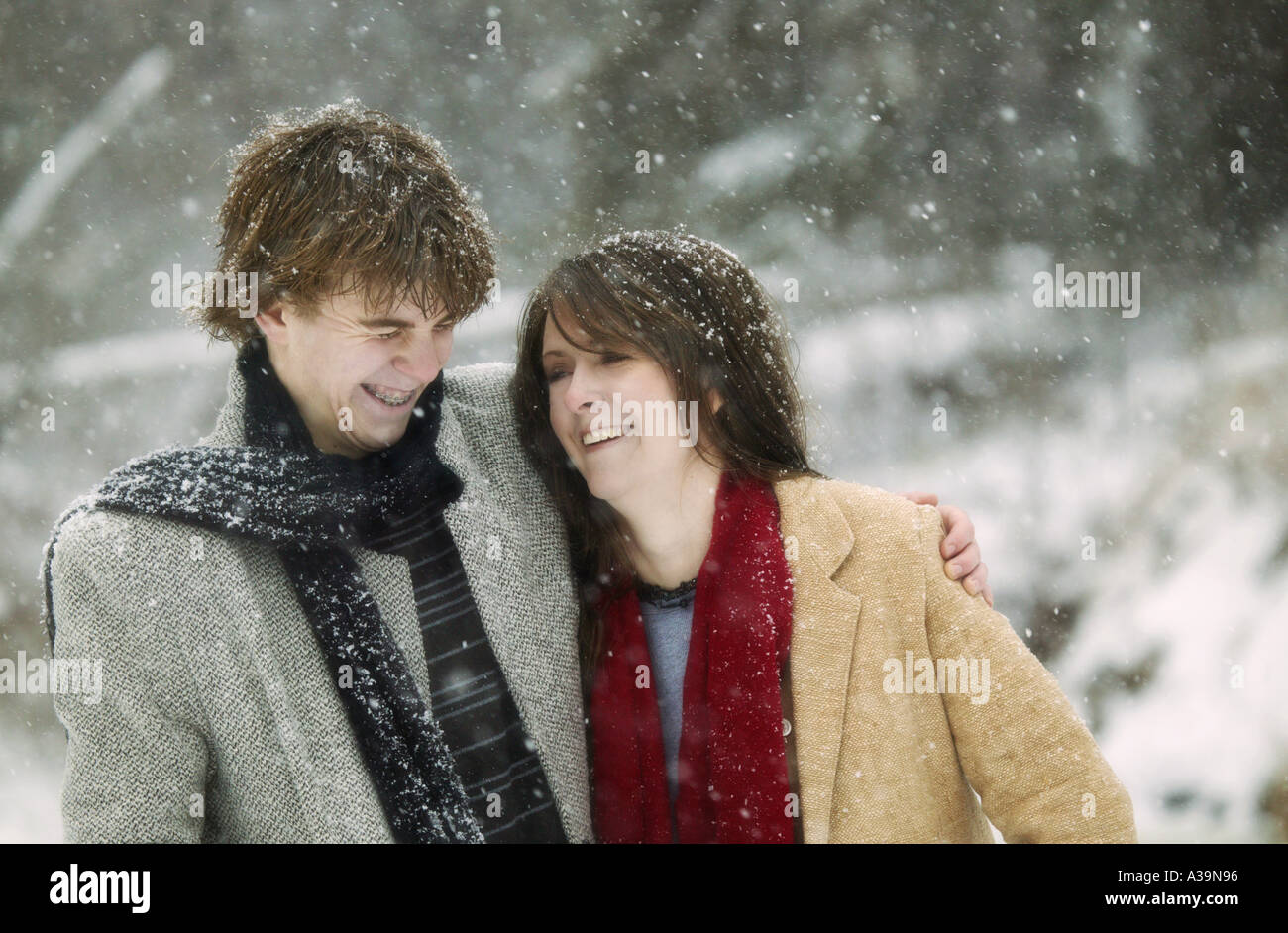 Teenager hugging hi-res stock photography and images - Alamy