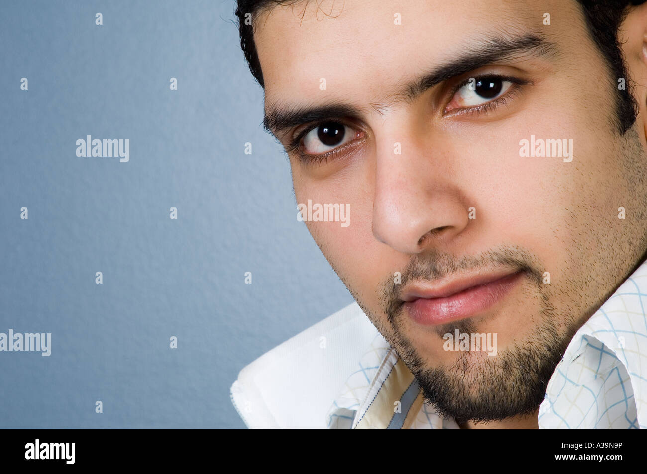 Young man with a goatee Stock Photo - Alamy