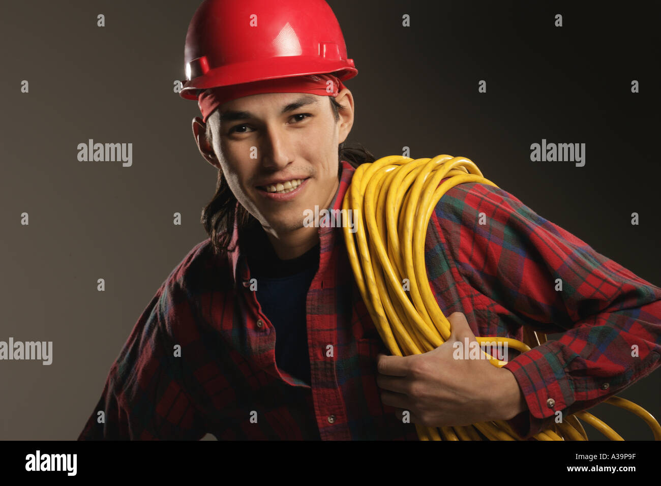 Aboriginal construction worker Stock Photo - Alamy