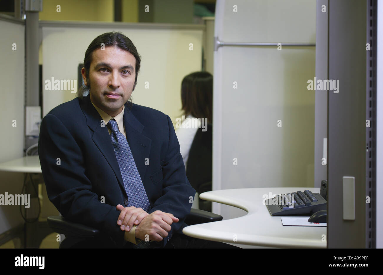 Aboriginal Office worker Stock Photo - Alamy