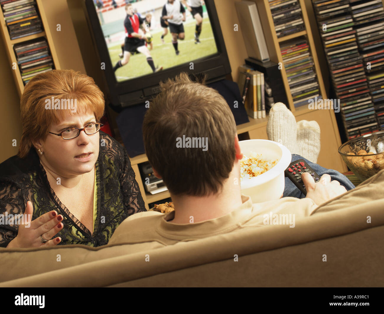 Couple in dispute Stock Photo - Alamy