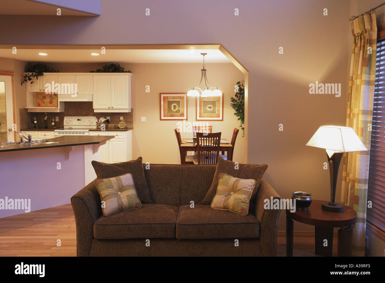 Interior of living space Stock Photo - Alamy