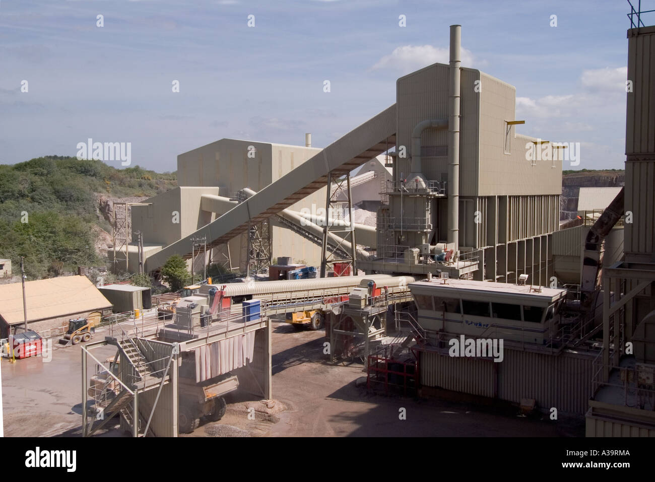 Buildings Cornelly Quarry Bridgend South Wales Stock Photo - Alamy