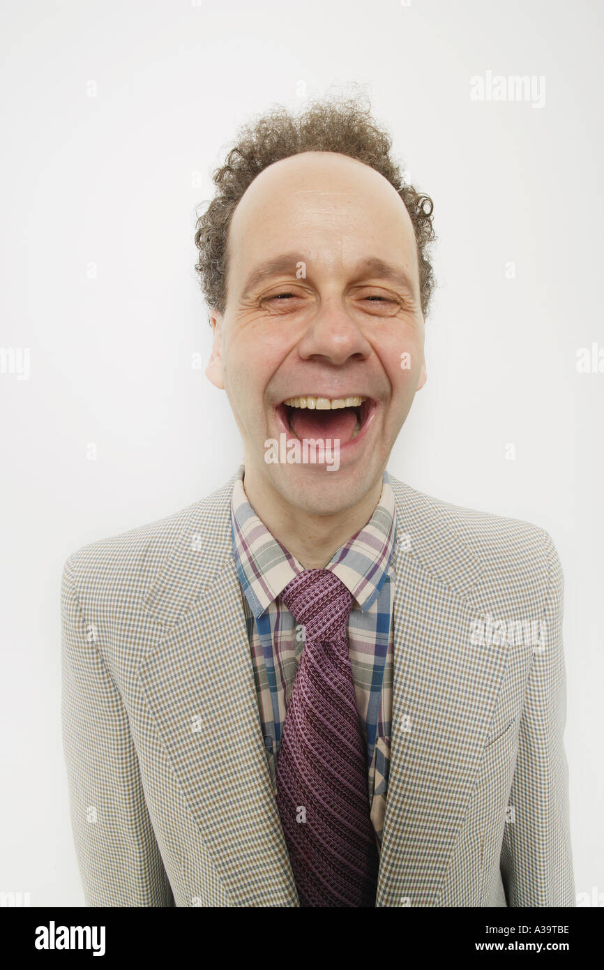 Bald man balding man humour hi-res stock photography and images - Alamy