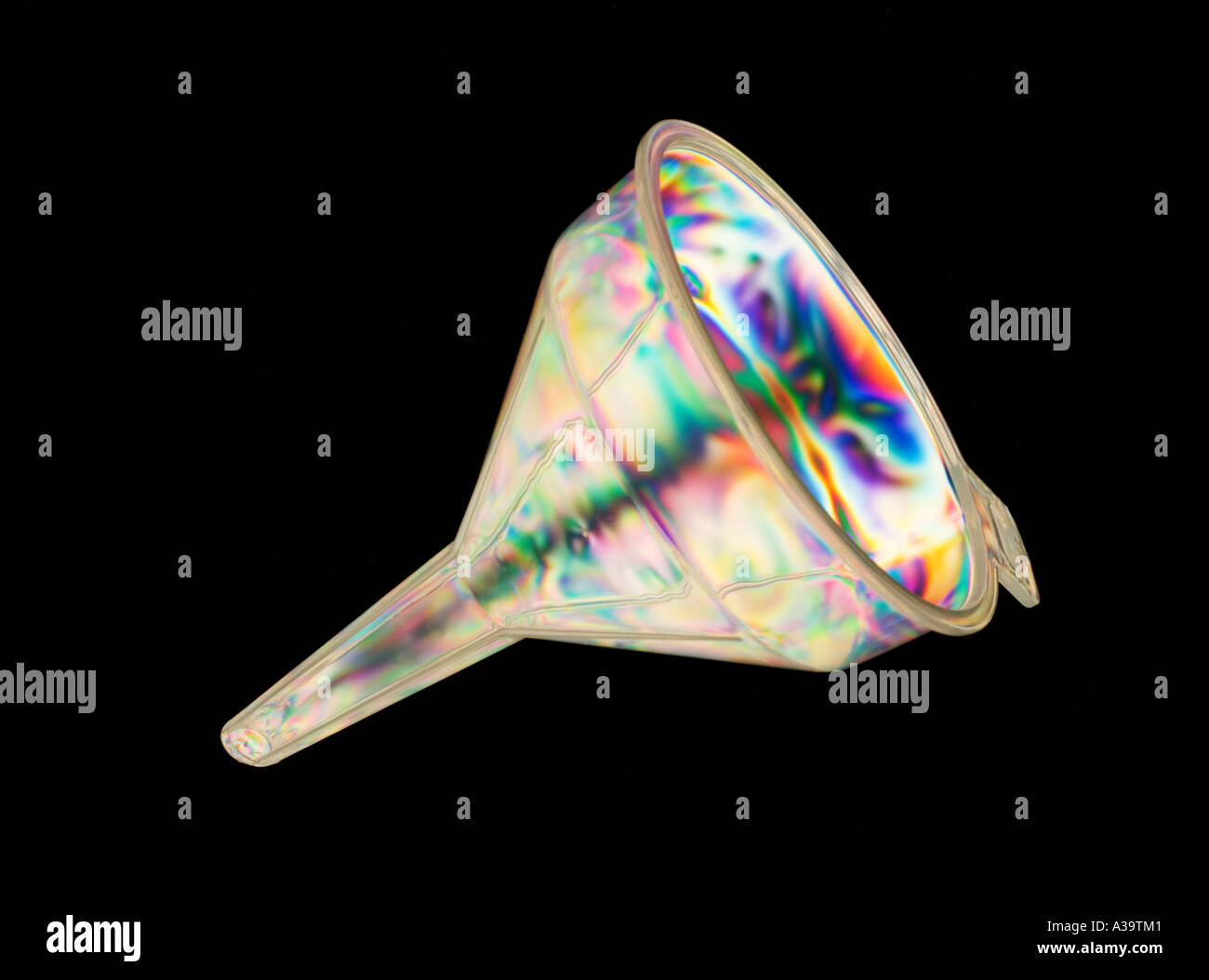 stress patterns in a plastic part Stock Photo - Alamy