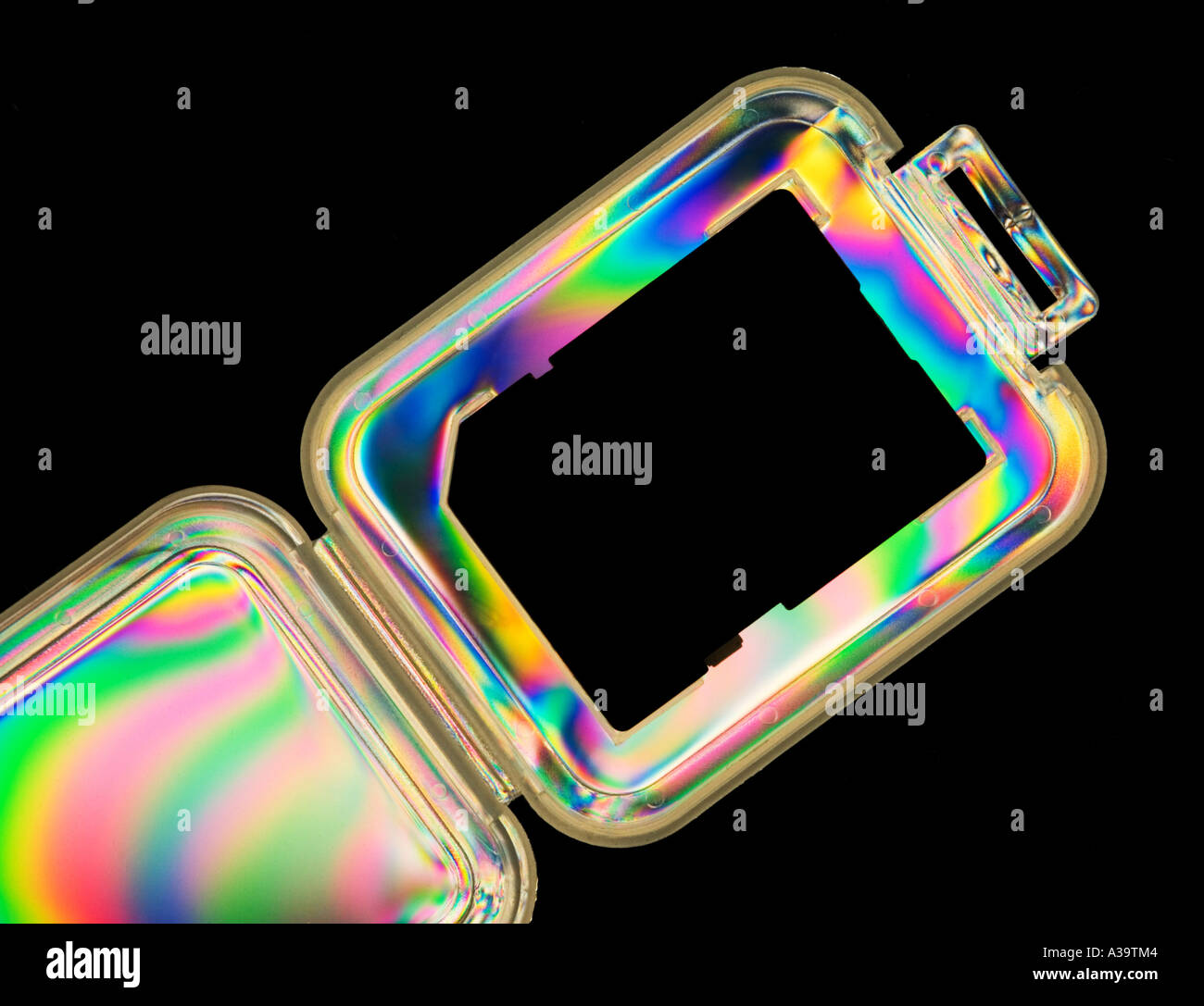 stress patterns in a plastic part Stock Photo - Alamy