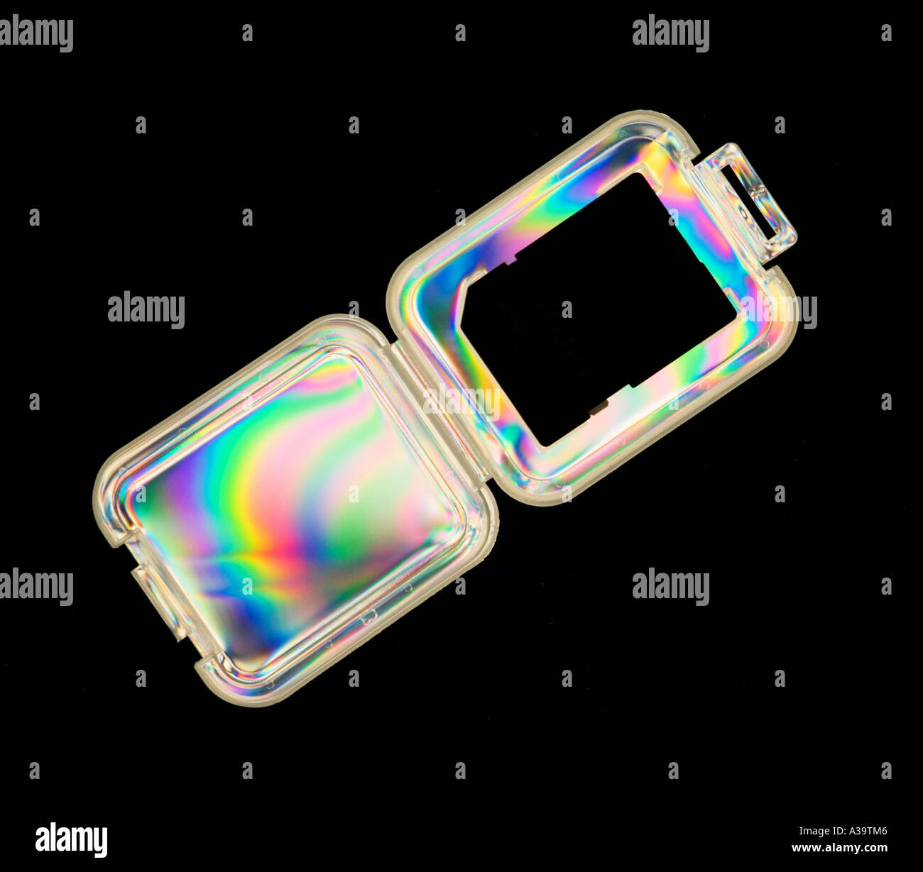 stress patterns in a plastic part Stock Photo - Alamy