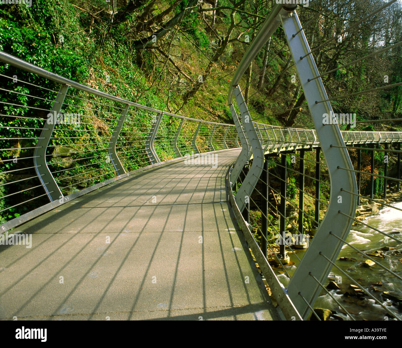 Torrs millennium walkway bridge hi-res stock photography and images - Alamy