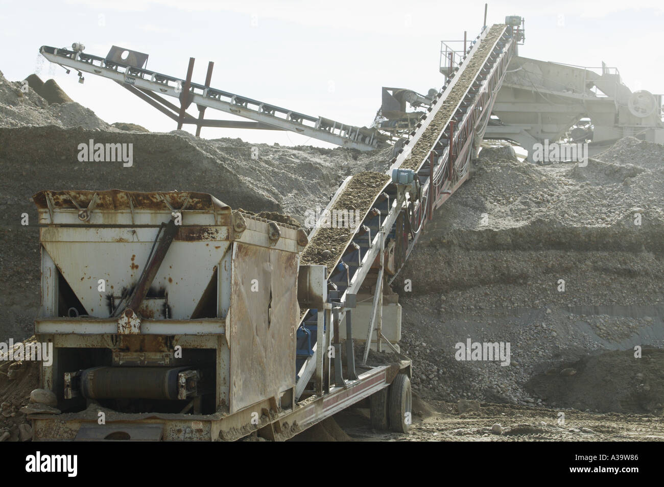 Gravel separator hi-res stock photography and images - Alamy