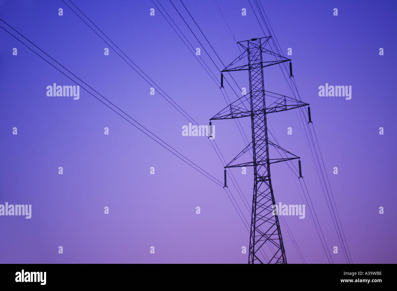Electricity pylon design hi-res stock photography and images - Alamy