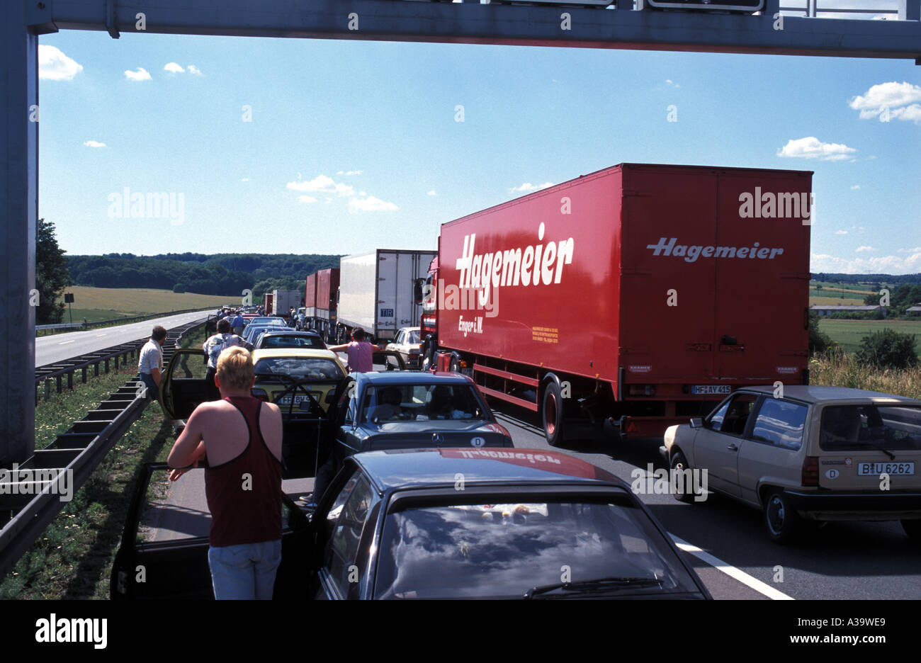 Freeway autobahn a2 hi-res stock photography and images - Alamy