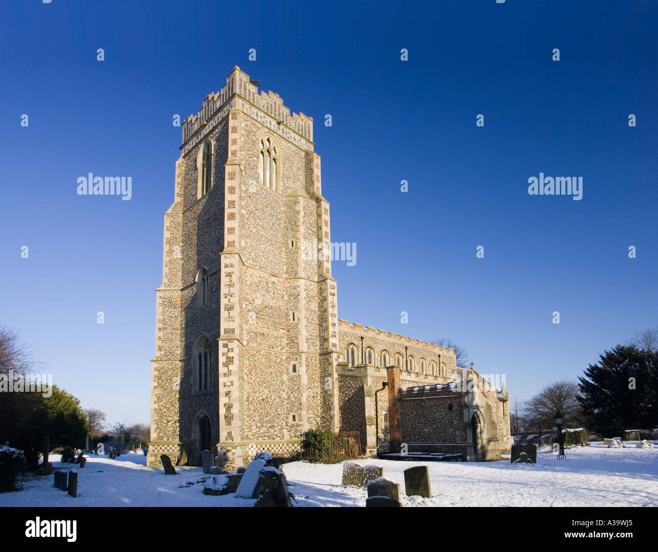 Great Barton church Stock Photo - Alamy