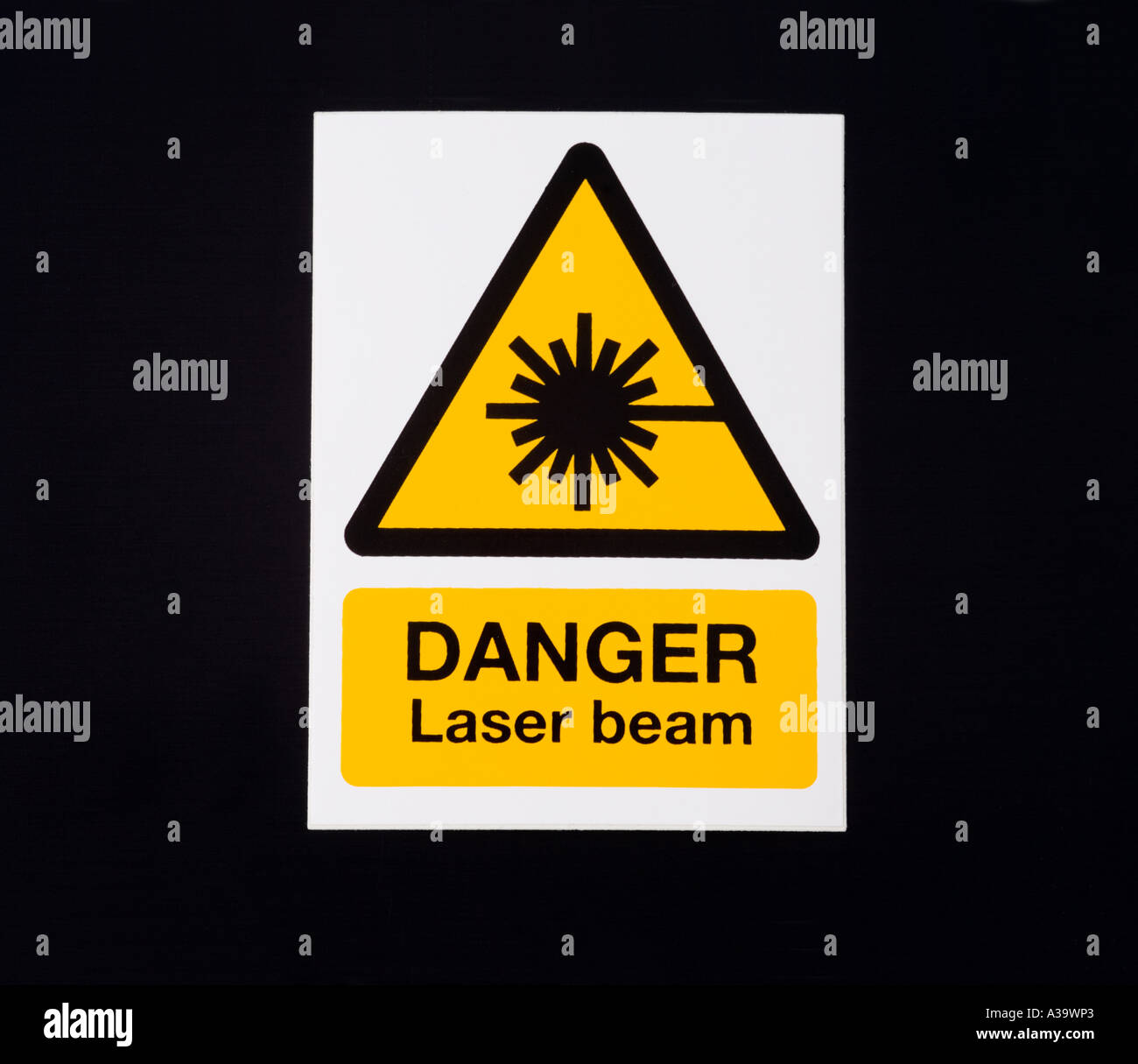 laser radiation warning label Stock Photo - Alamy laser radiation warning label Stock Photo - Alamy