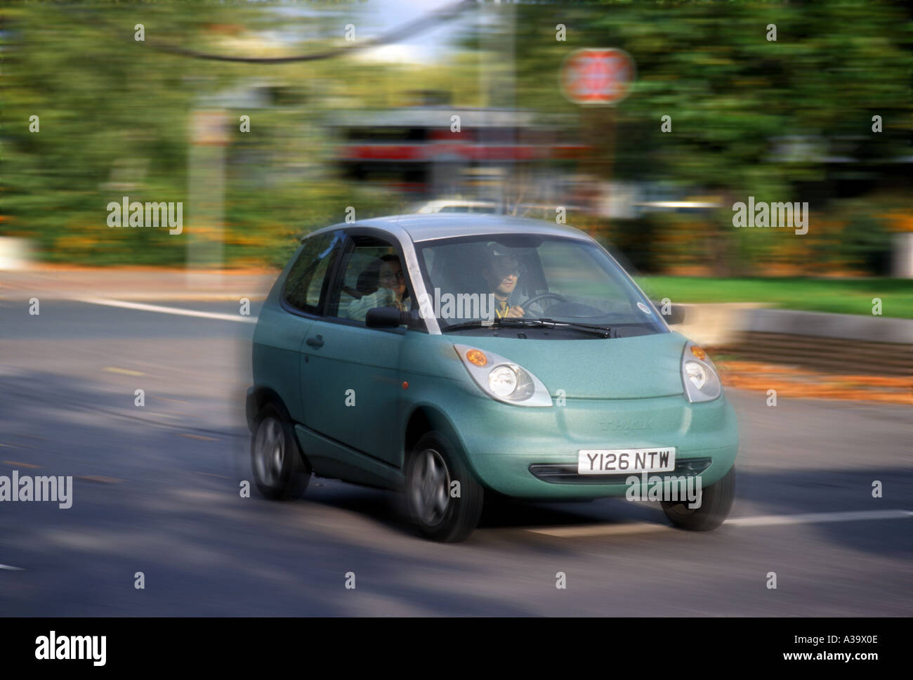 Think electric car Stock Photo - Alamy