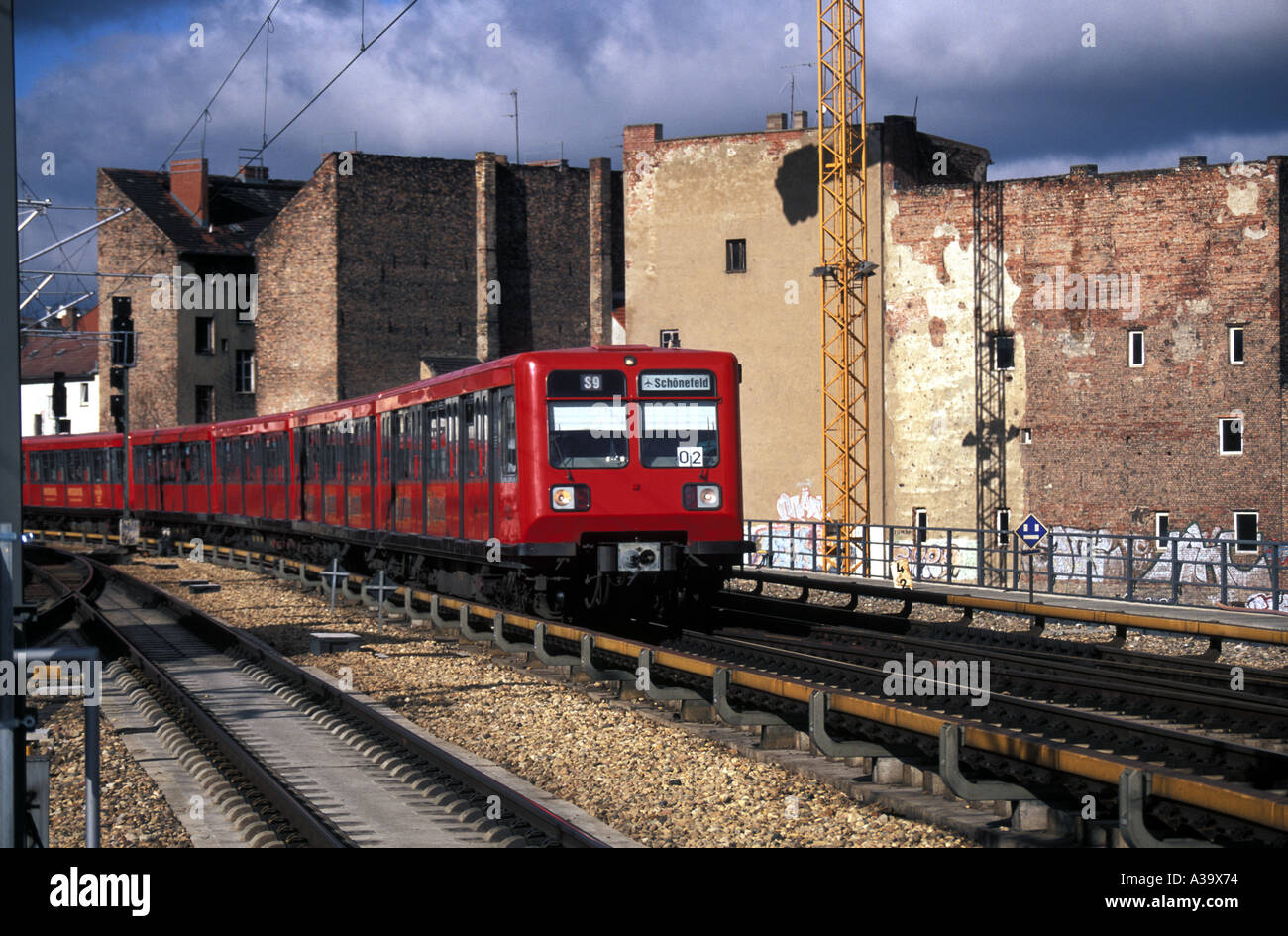 The Berlin S Bahn the city s rapid transit railway Stock Photo - Alamy