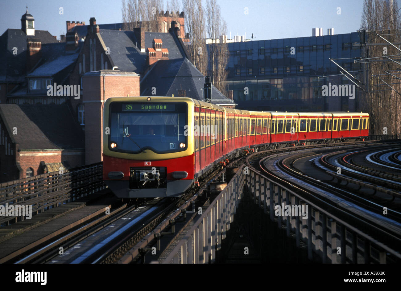 The Berlin S Bahn the city s rapid transit railway Stock Photo - Alamy