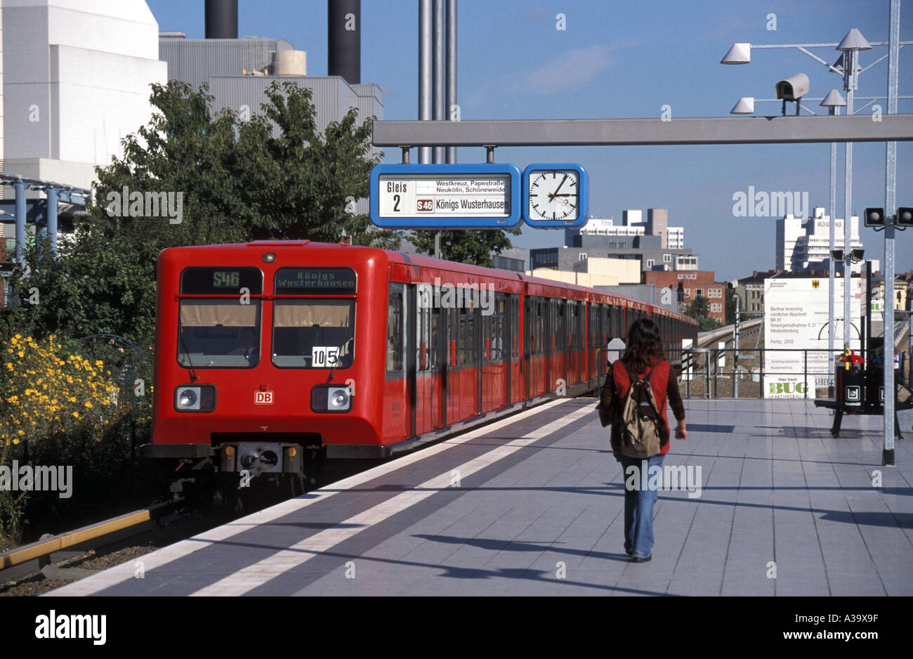 The Berlin S Bahn the city s rapid transit railway Stock Photo - Alamy