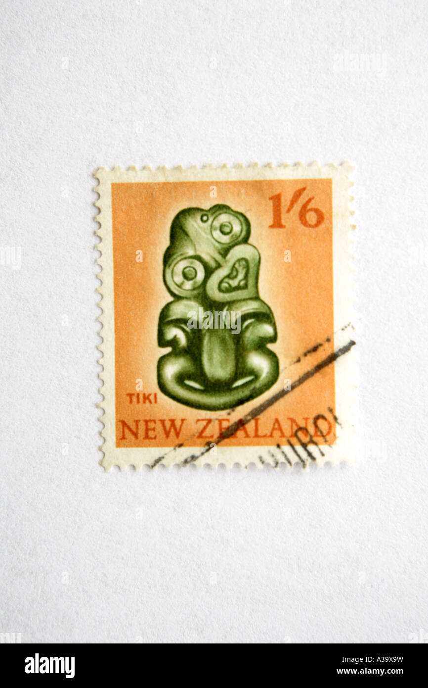 New Zealand postage stamp Stock Photo - Alamy