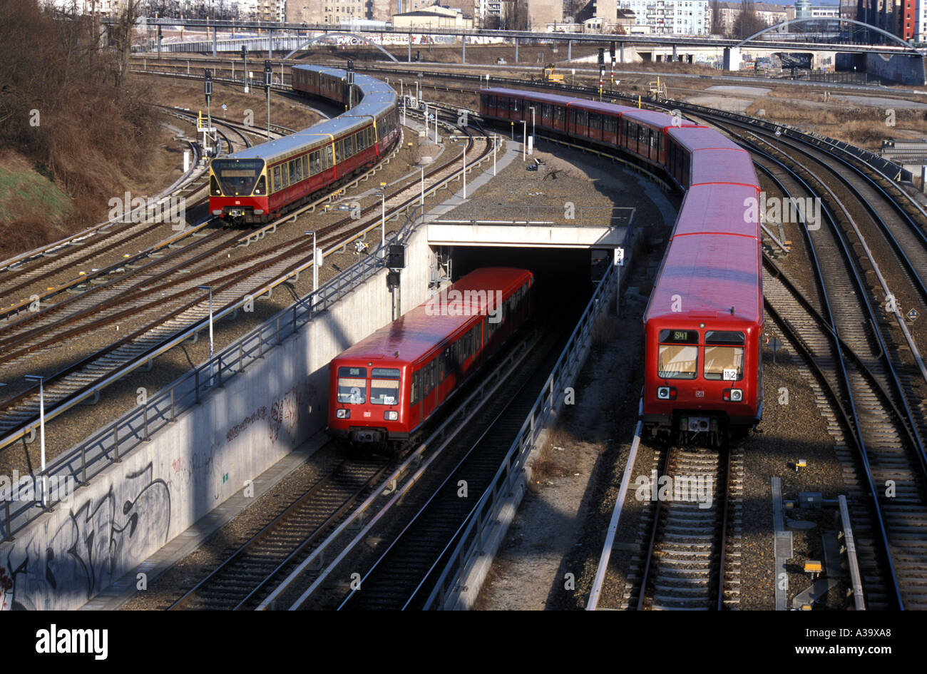 The Berlin S Bahn the city s rapid transit railway Stock Photo - Alamy
