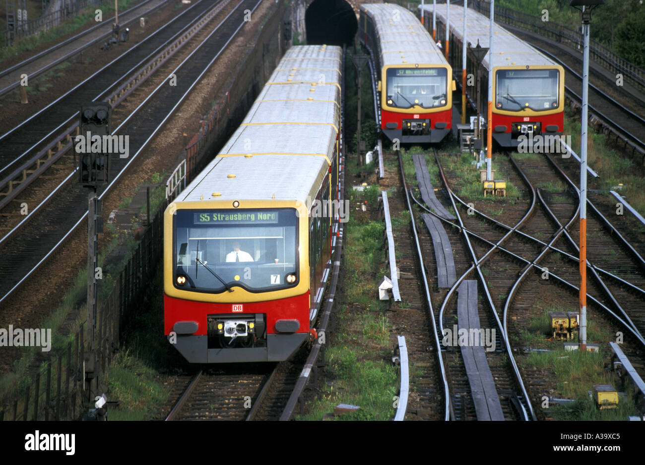 The Berlin S Bahn the city s rapid transit railway Stock Photo - Alamy