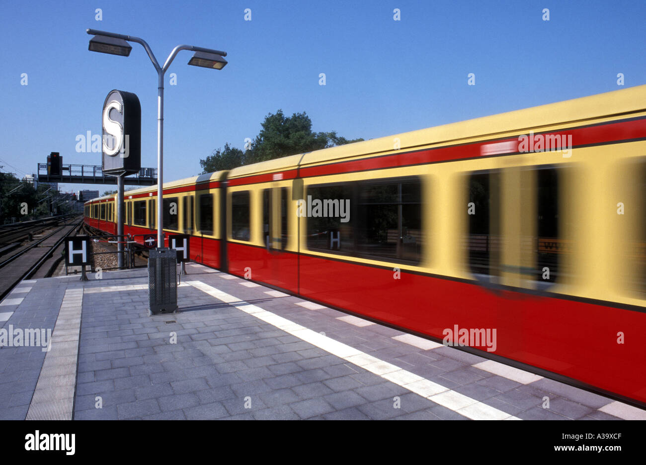 The Berlin S Bahn the city s rapid transit railway Stock Photo - Alamy