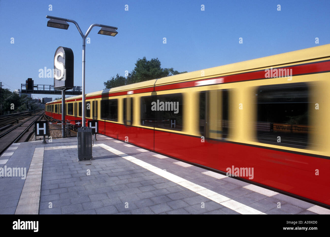 The Berlin S Bahn the city s rapid transit railway Stock Photo - Alamy