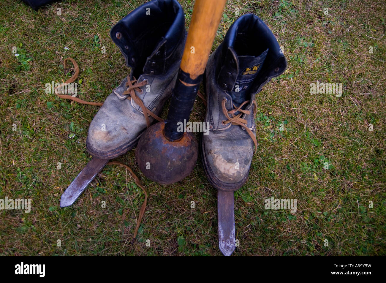 Spikes boots High Resolution Stock Photography and Images - Alamy