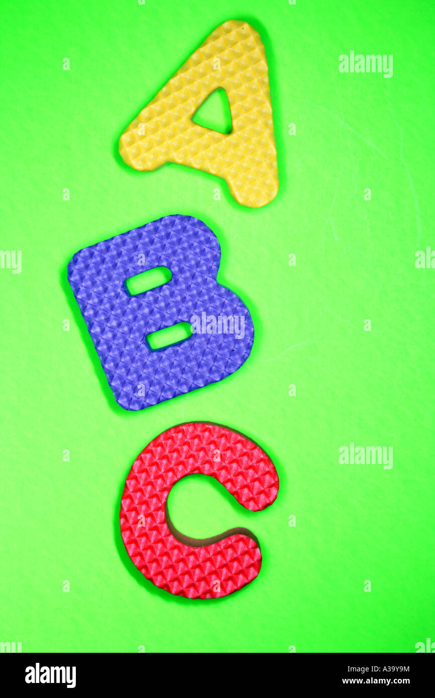 Abc bricks hi-res stock photography and images - Alamy