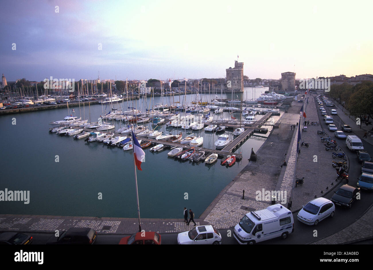 Boats Harbour La Rochelle France Stock Photo - Alamy