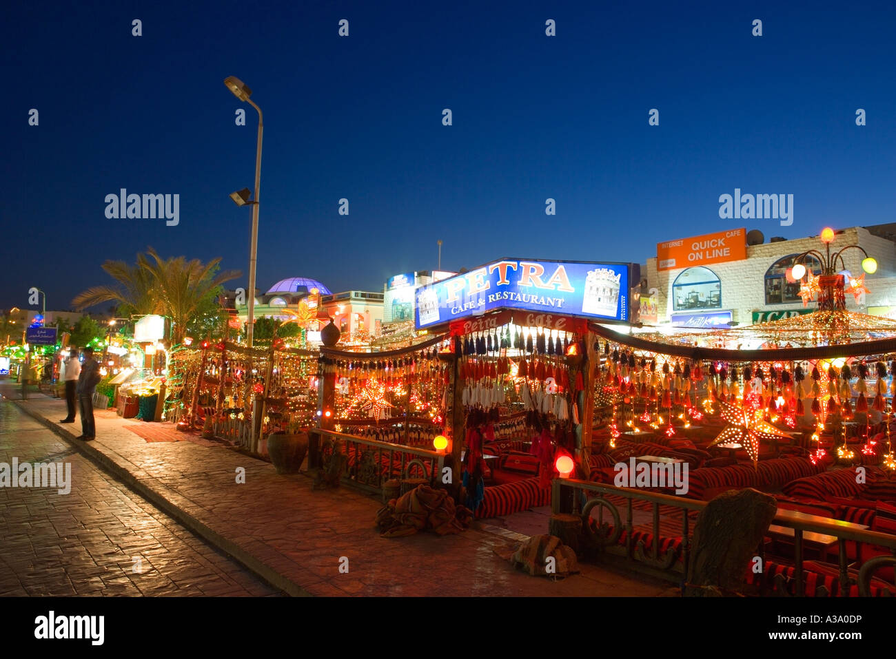 Restaurant in Sharm El Sheikh, Egypt Stock Photo - Alamy
