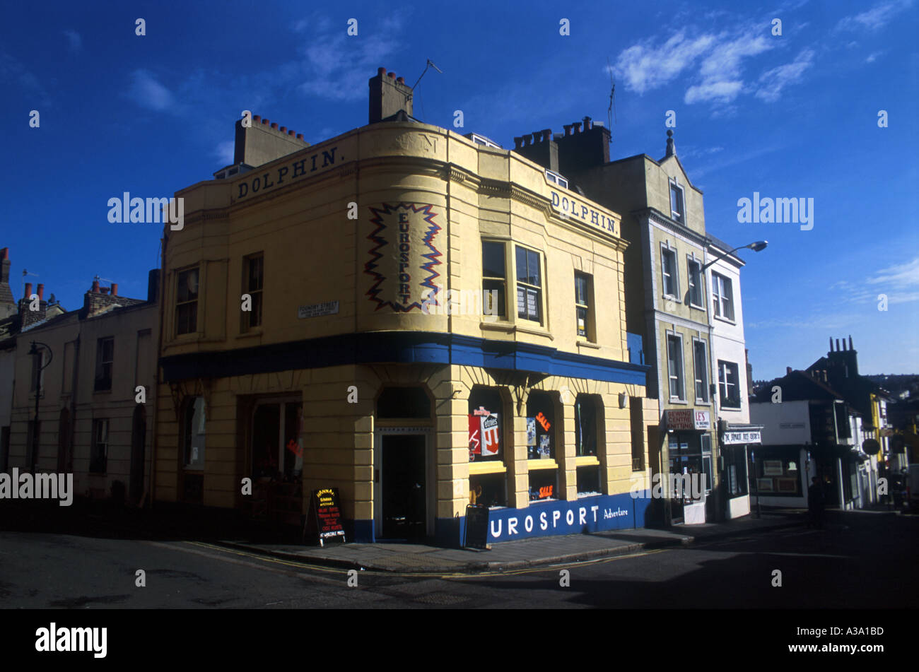 Mar 17 2002 Brighton ENGLAND Typical British architecture Stock Photo ...